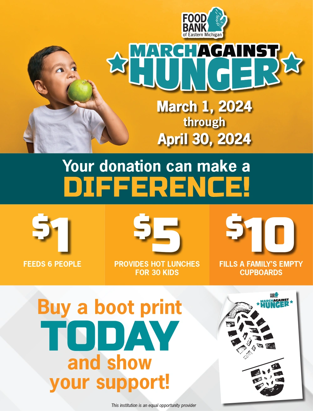 March Against Hunger - Food Bank of Eastern Michigan